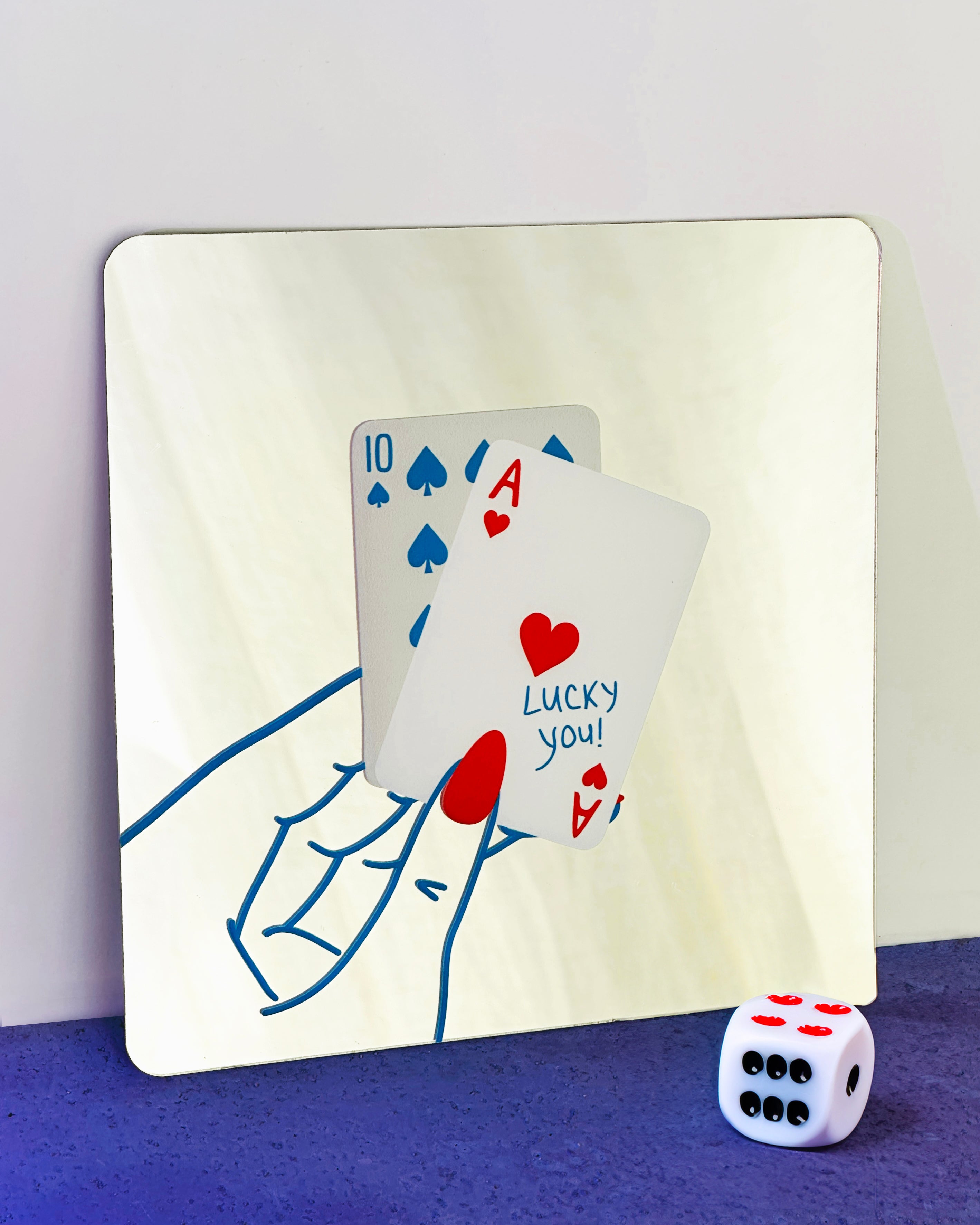 PLAYING CARDS MIRROR – Lazar Deco